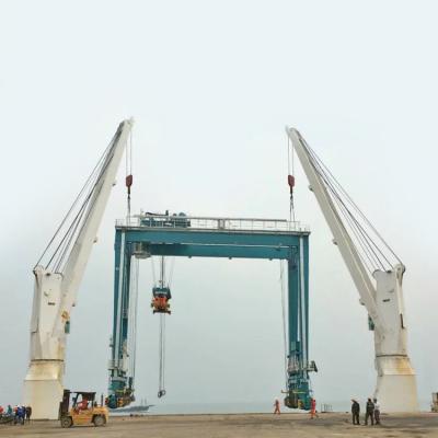 Cina trave del doppio dell'alimentazione di Container Crane 500t del modello di 22m RTG in vendita