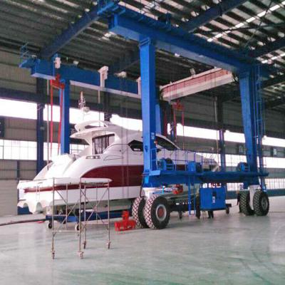 Cina Attrezzatura di sollevamento di viaggio dell'yacht della gru a portale A8 del porto della ruota di Electric Power in vendita