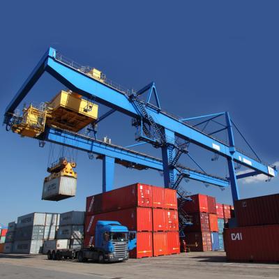 Cina 40 piedi che trattano il tipo 34m di Crane Capacity RMG del cavalletto del contenitore in vendita