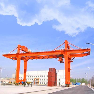 Cina 40 piedi che trattano il tipo 34m di Crane Capacity RMG del cavalletto del contenitore in vendita