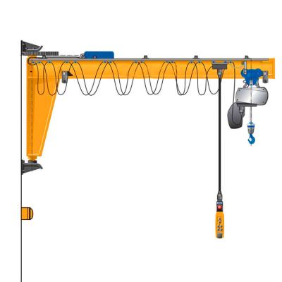 Cina Alta altezza di elevazione nuovo Jib Crane With Chain Hoist fissato al muro in vendita