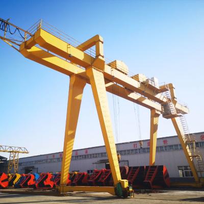 Cina Telecontrollo a corda a filo doppia traviera gru a grondaia con carrello in vendita