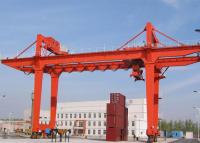 China Rail Mounted Shipping Container Crane 50 Ton For Harbor / Containers Stockyard for sale