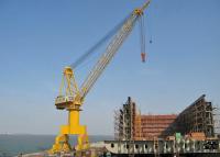China Four Link Type Harbour Portal Crane Offshore Pedestal Mobile Container Crane for sale