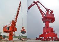 China Four Link Type Harbour Portal Crane Offshore Pedestal Mobile Container Crane for sale