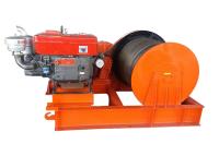 China 3 Ton Speedy Efficient Mechanical Construction Winch Diesel Engine Powered for sale