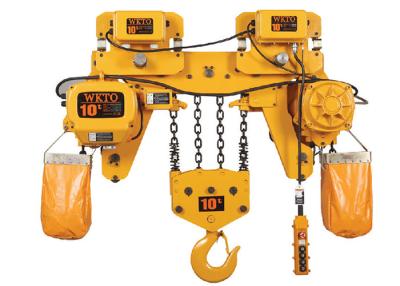 Cina Approvazione del CE della gru a ponte di Ton Electric Chain Hoist For dell'officina 5 in vendita