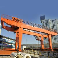 China Workshop Gantry Shipping Container Crane Cabin Control 50T Loading for sale