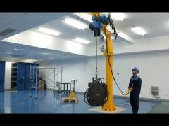 2 elettrici telecomandati senza fili Ton Jib Crane With A3 - dovere di lavoro A4