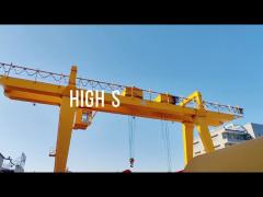Doppio grado di protezione di Crane On Wheels IP54 del cavalletto del binario della struttura d'acciaio del fascio