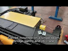 European Electric Wire Rope Pulling Hoist Steel Material For Overhead Crane