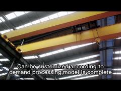 Indoor Workshop Double Girder Overhead Crane Corrosion Resistant