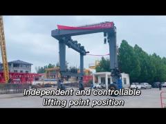 Double Girder Travel Lift Gantry Crane 30m Heavy Capacity 50Hz