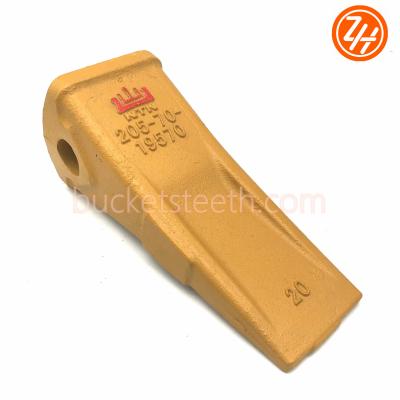 China SHANTUI Materiaal KOMATSU van Bucket Teeth Heavy van het schurings het Bestand 205-70-19570 Pc200 Ex200 Sy215 Standaardgraafwerktuig Te koop