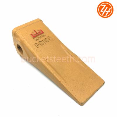 中国 SHANTUIの摩耗抵抗力がある20X-70-14160標準的なPC60 PC100 PC120の掘削機のバケツの歯の重い装置小松 販売のため