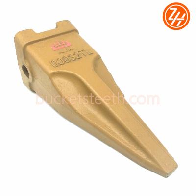Cina Verniciatura a spruzzo elettrostatica di DH360 Tiger Excavator Bucket Teeth 2713-00032TL in vendita