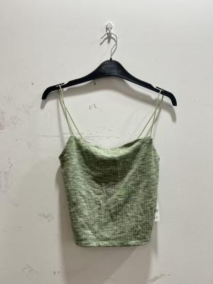 China Space Dye Cowl Neck Cami Top - Thin Spaghetti Straps (Beige / Brown / Green) for sale