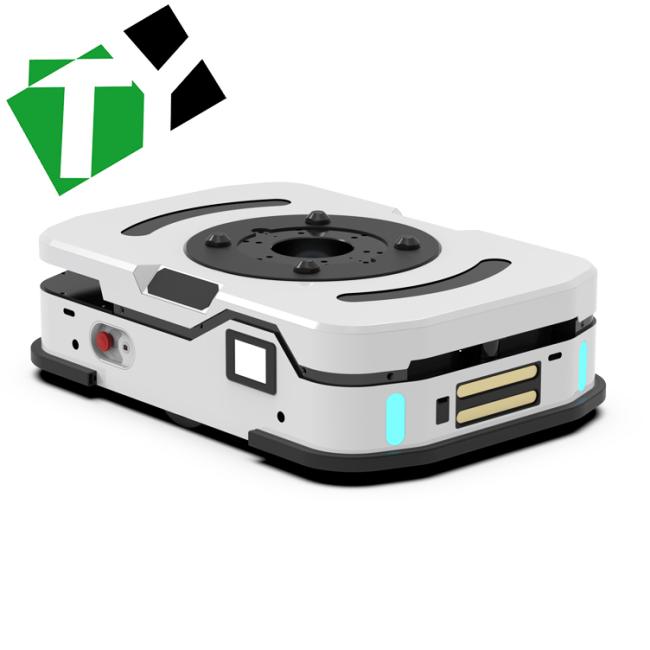 AGV Automated Guided Vehicle in operation