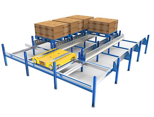 Quality Heavy Duty 4 Way Shuttle Warehouse Automatic Storage Solution For Racking OEM for sale