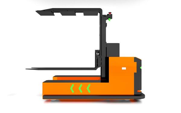 Quality Forward Moving Automated Guided Forklift AGV 3T Load Capacity Four Wheel Drive for sale