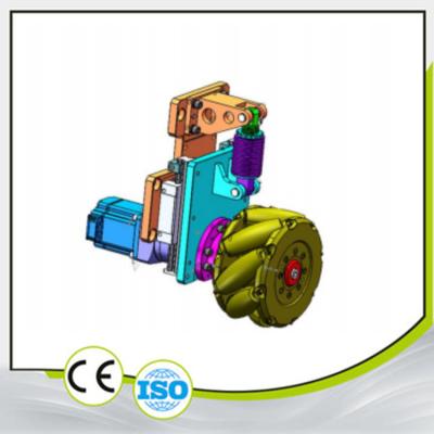 Quality Diameter 152mm AGV Mecanum Wheel Drive Assembly Load 100KG Power 200W for sale