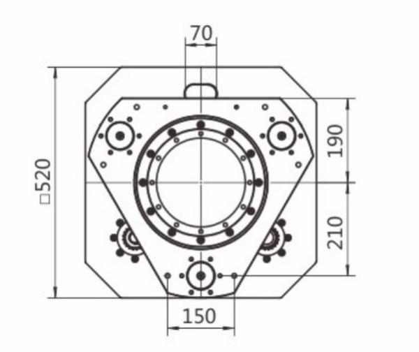 Quality Warehousing AGV Lifting Mechanism Assembly Rotating Platform Lifting Load 1500KG for sale