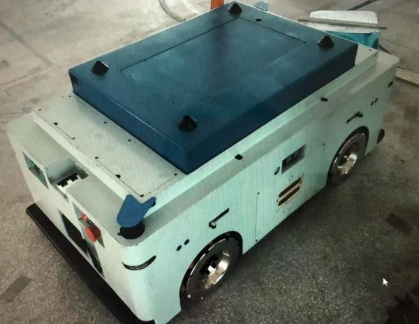 Quality 1000KG Load AGV Automated Guided Vehicle Fully Penetrates Into Jack- Up for sale