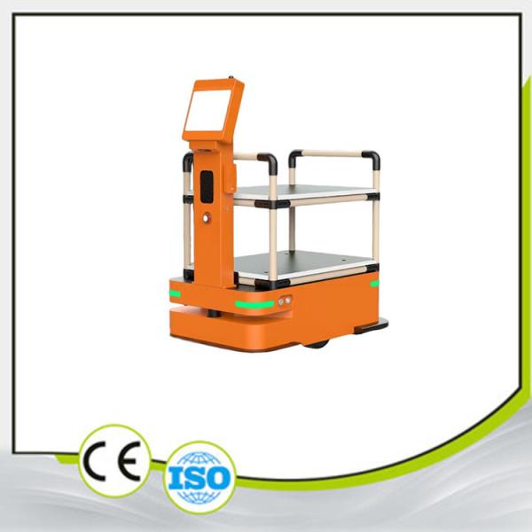 Chassis del trasportatore di carico leggero AGV carrelli guidati automatizzati con azionamento differenziale da 100 kg