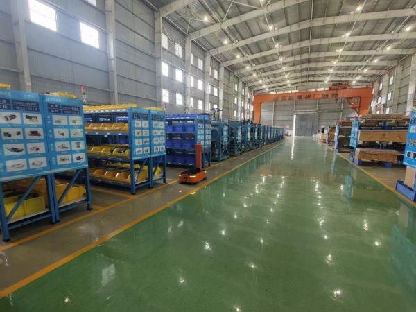 Chassis del trasportatore di carico leggero AGV carrelli guidati automatizzati con azionamento differenziale da 100 kg