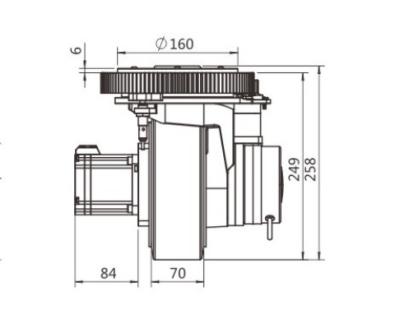 Quality Wheel Diameter 200mm AGV Wheel Motor AGV Drive System High Efficiency for sale