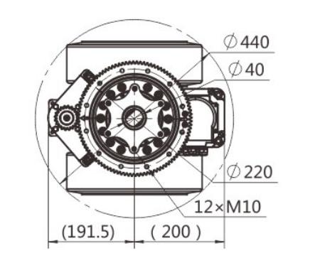 Assetto del volante di un AGV resistente Potenza motrice 3000W Diametro della ruota 300MM