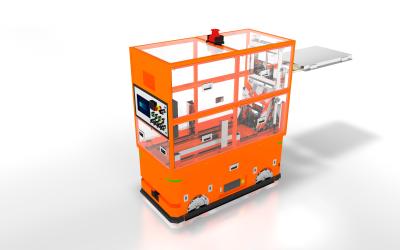 中国 半導体パネルの供給 オムニダイレクト AGV 自動誘導車両 負荷 50KG-100Kg 販売のため