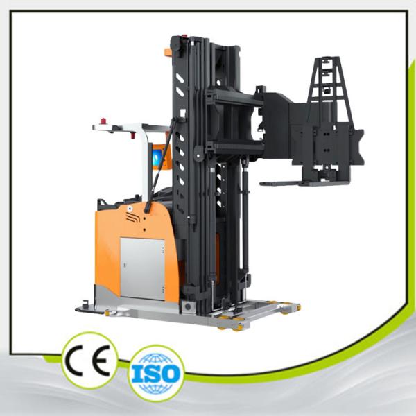Quality Three Way Fork Mode Automated Guided Vehicle Forklift  Load 1500KG Narrow Lane for sale