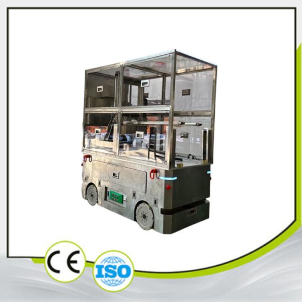 Quality 50KG Load AGV Automated Guided Vehicle Full Front-Moving Fork Picks Up LCD for sale