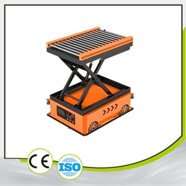 Quality Mecanum Wheel AGV Automatic Guided Vehicle Lifts Power Roller Docking Conveyor for sale