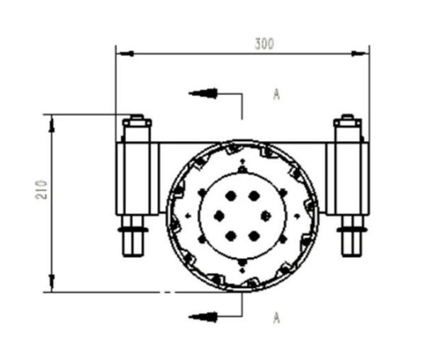 Quality AGV Parts Heavy Duty Mecanum Wheels Drive Assembly Power 400W for sale