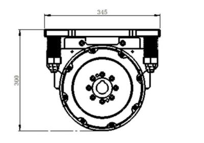 Quality AGV Steering Drive Wheel Assembly Load 500KG Power 400W Wheel Diameter 180mm for sale