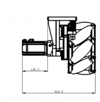 Quality Integrated Load 3000KG AGV Drive Wheel Automated Guided Vehicle Components for sale