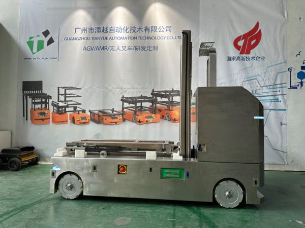 Quality Dust-Free AGV Automated Guided Vehicle LCD Panel Transportation Forward Movement for sale