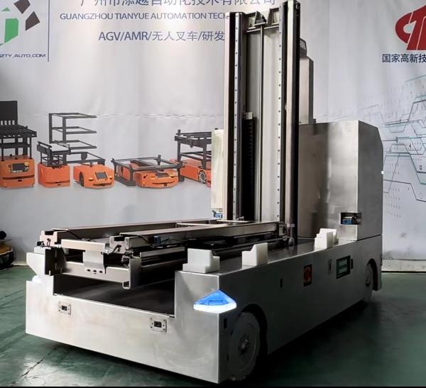 Quality Dust-Free AGV Automated Guided Vehicle LCD Panel Transportation Forward Movement for sale