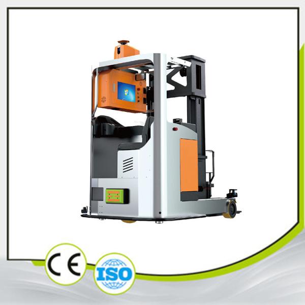 Quality 1500KG Load AGV Reach Truck Forklift Stack Height 2m Laser Navigation for sale