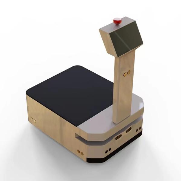 Chassis del trasportatore di carico leggero AGV carrelli guidati automatizzati con azionamento differenziale da 100 kg