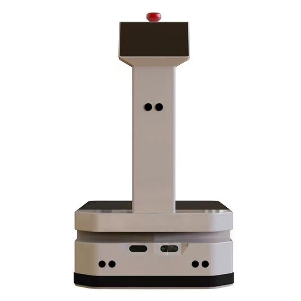 Chassis del trasportatore di carico leggero AGV carrelli guidati automatizzati con azionamento differenziale da 100 kg