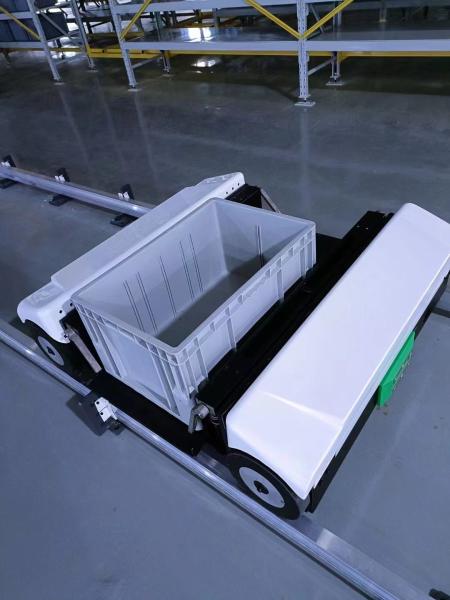 Quality Warehouse Four Way Shuttle Track RGV Two Way Travel Customized Load Size for sale