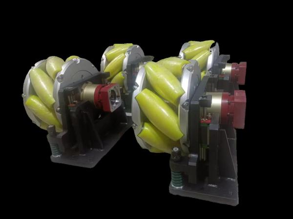 Quality Diameter 355mm AGV Drive Wheel Assembly Load 4000KG Power 1200W for sale