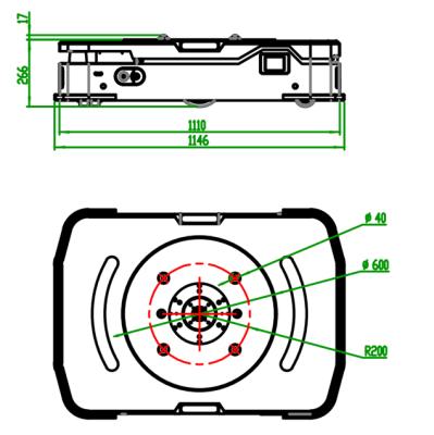 China Running Speed 0-25 Stepless Speed Regulation AGV Robot for Precise and Smooth Trackless Transfer Trolley for sale