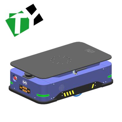 중국 스트림라인 트랙리스 자재 취급을 위한 텔레스코픽 리프트 도킹 AGV 로봇 판매용