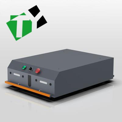 China 0-40°C Environment AGV Automated Guided Vehicle Trackless Transfer Cart with Battery Power Source for sale