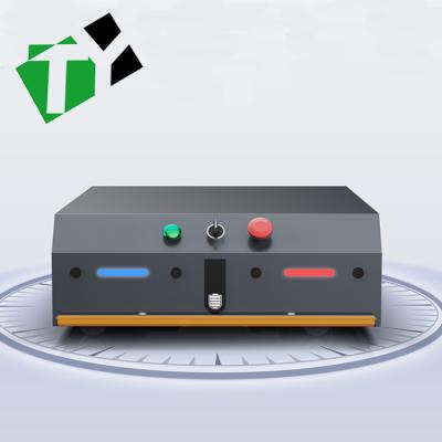 China 0-40°C Environment AGV Automated Guided Vehicle Trackless Transfer Cart with Battery Power Source for sale