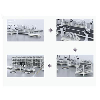 China AMR Autonomous Mobile Robot with LiDAR and SLAM Navigation for Transporting And Handling Material Boxes Featuring Emergency Stop And Collision Detection for sale